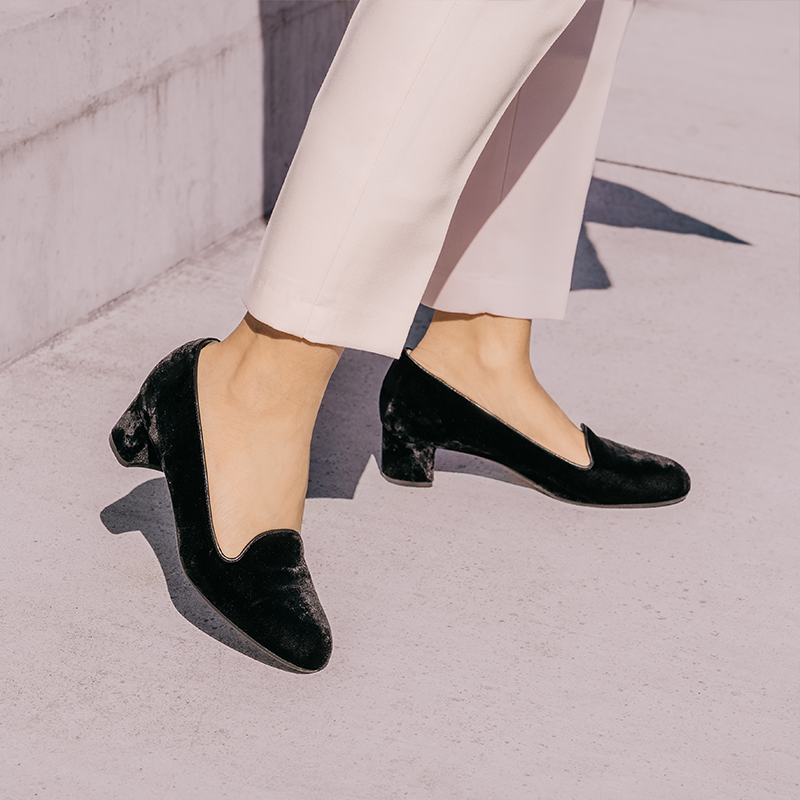 Roccamore - komfortable høje hæle. Håndlavet i Italien.